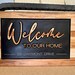Custom Outdoor Welcome Sign - Etsy