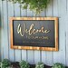 Custom Outdoor Welcome Sign - Etsy