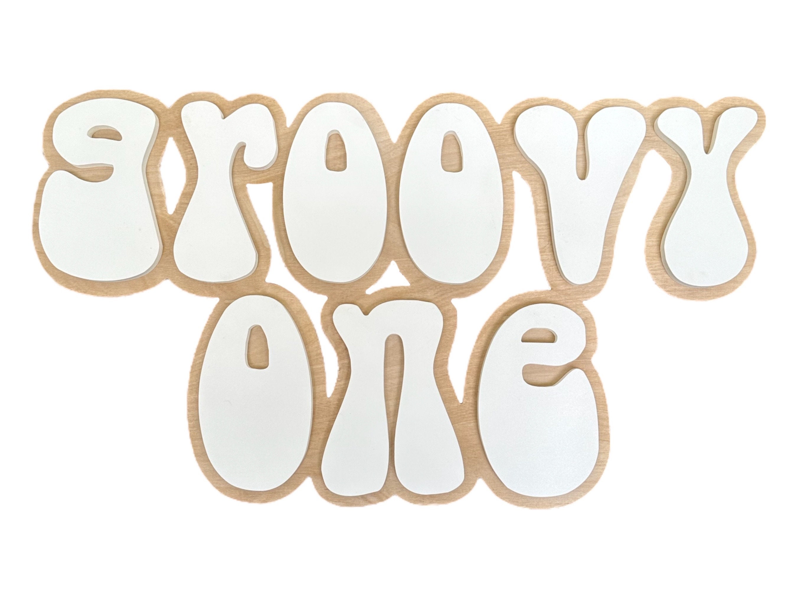 Groovy One Sign - Etsy