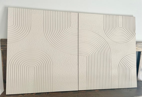 Textured Arch Wall Art | Etsy