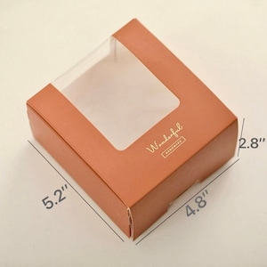 5 Pcs Bakery Boxes With Window,cookie Boxes,handmade Treat Boxes ...