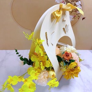 5 Sets Flower Cake Gift Boxes With Clear Mini Cake - Etsy