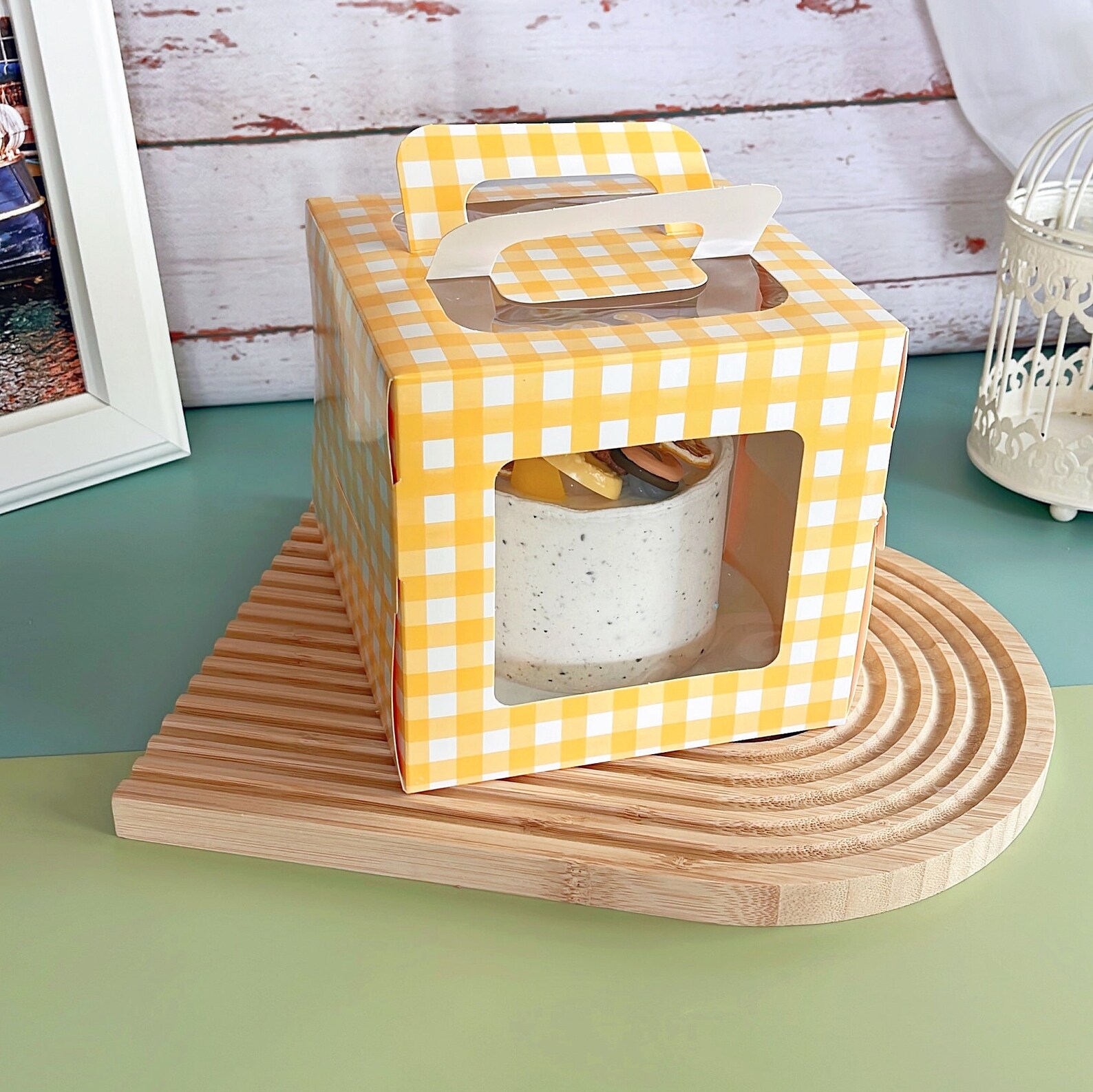 Cake Boxes With Window: Portable Bakery Packaging, 5 Sets - Etsy