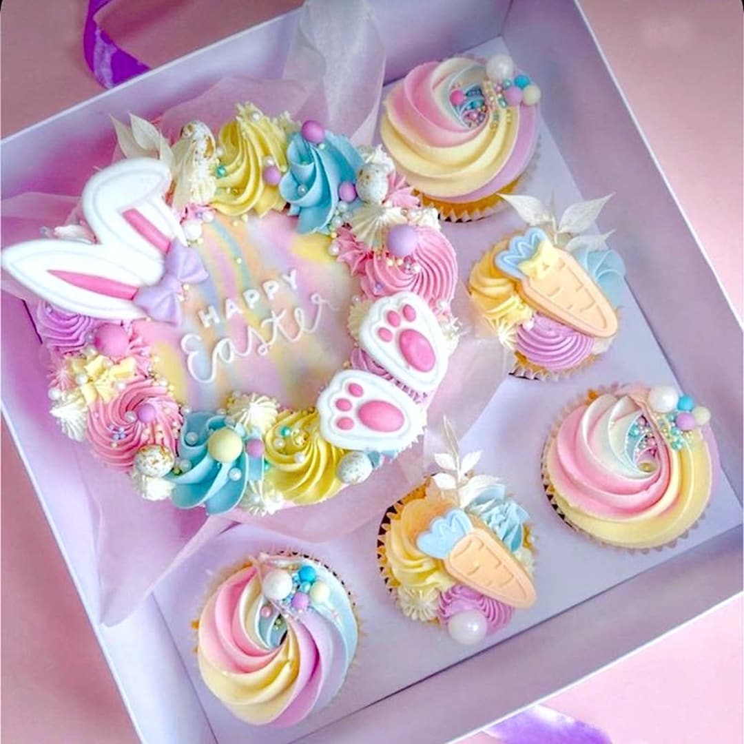 Bento Cake & Cupcake Boxes: Clear Lid, Holiday Packaging, 5 Sets - Etsy