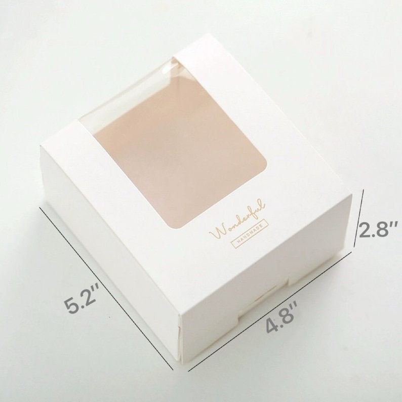 5 Pcs Bakery Boxes With Window,cookie Boxes,handmade Treat Boxes ...