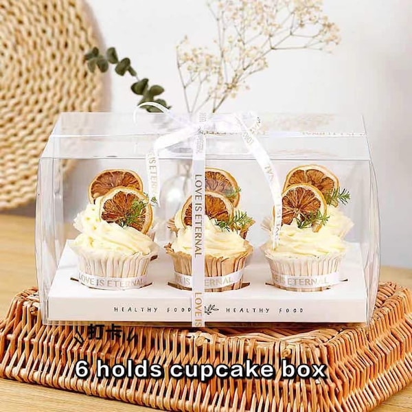 Clear Cupcake Boxes - Etsy