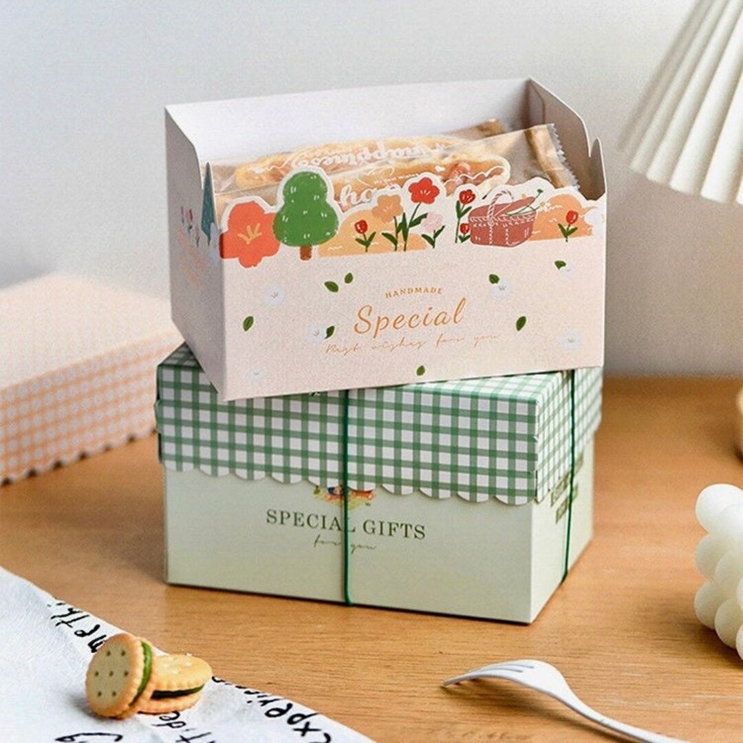 10 Sets Bakery Boxes -cake Boxes -loaf Cake Boxes -pastry Boxes -treat ...