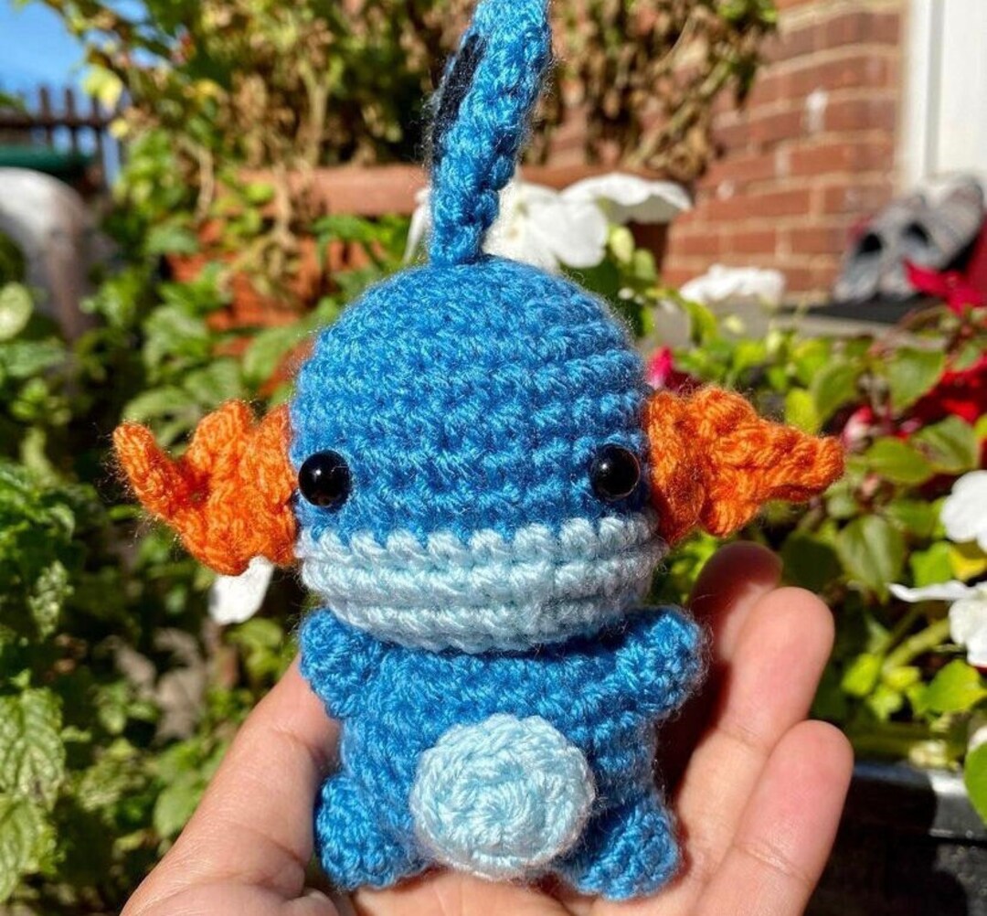Mudkip Amigurumi Crochet Doll - Etsy