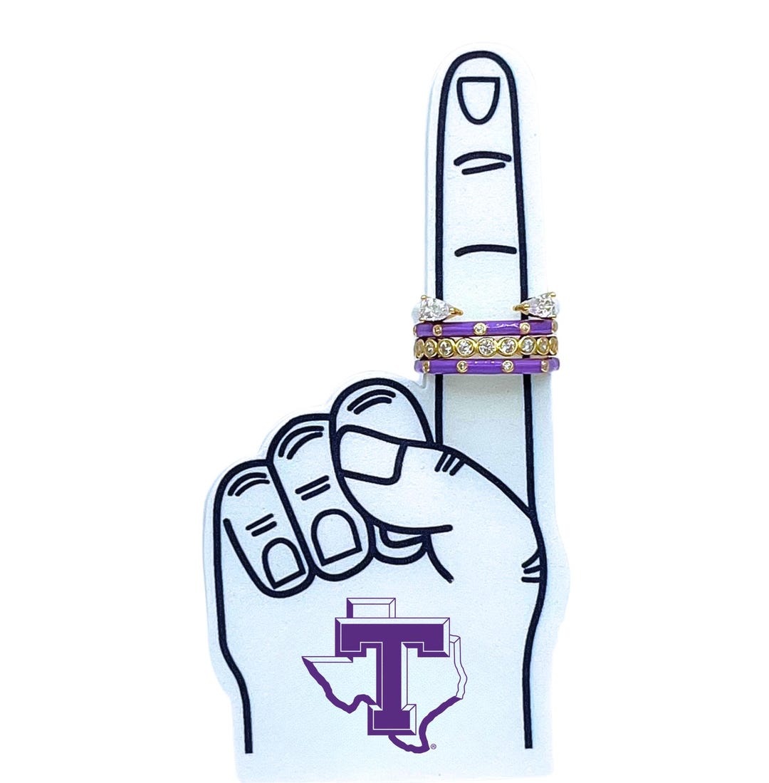 University of Tarleton 4 Stack Rings - Etsy