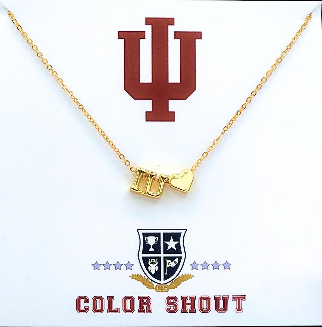 LOVE Indiana Gold Necklace - Etsy
