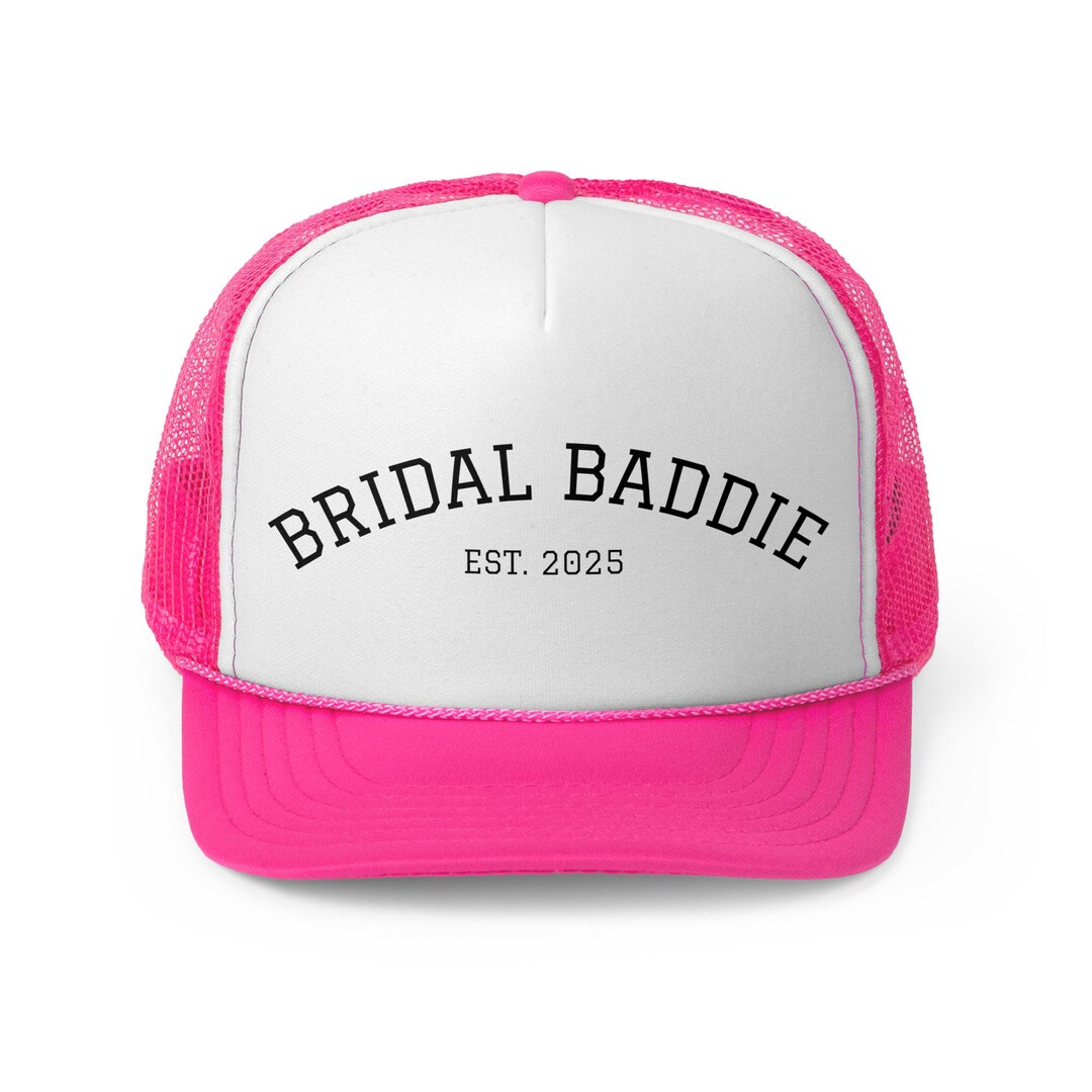 Bridal Baddie Trucker Cap | Fun Wedding Accessory, Engagement Gift ...