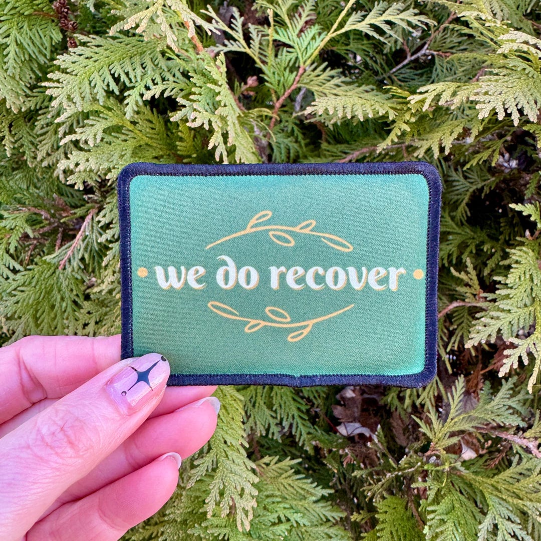We Do Recover Adhesive Patch Sew on Statement Bag Jacket Coat Hand Made ...