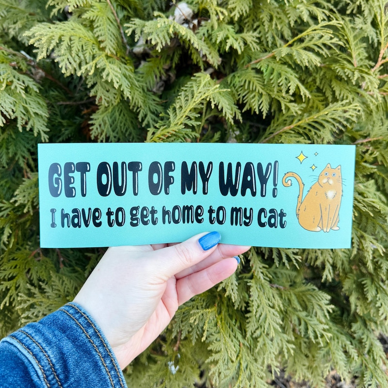 Funny Cat Car Stickers - Etsy