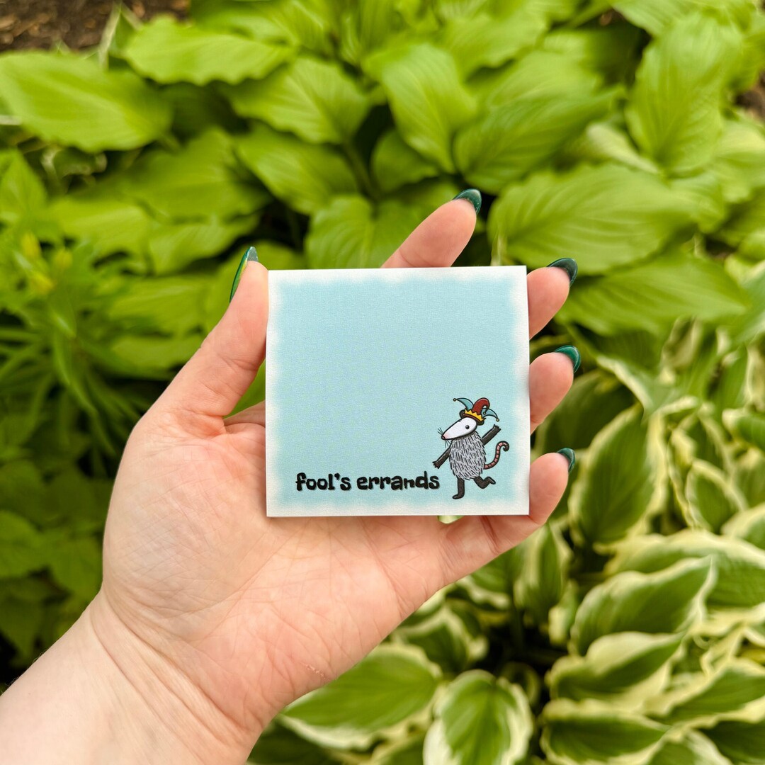Fool's Errands Post-it Notes 50 Sheets Sticky Stationary Cute Simple ...
