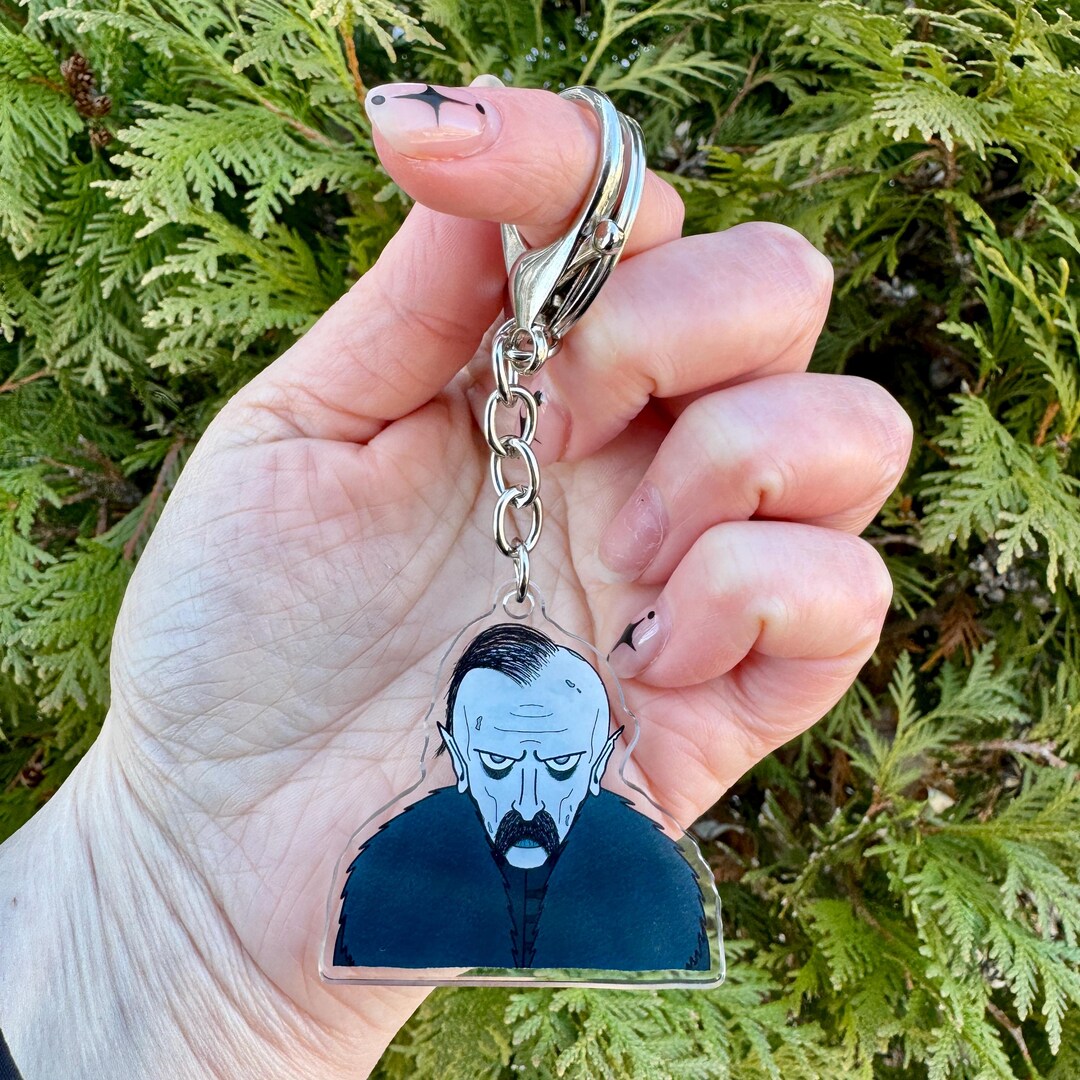 New Nosferatu Acrylic Keychain Clip Ring Plastic Lightweight Count ...