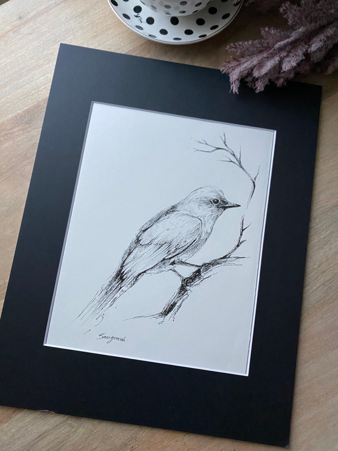 Original Artwork Pan and Ink by Sangmook - Etsy