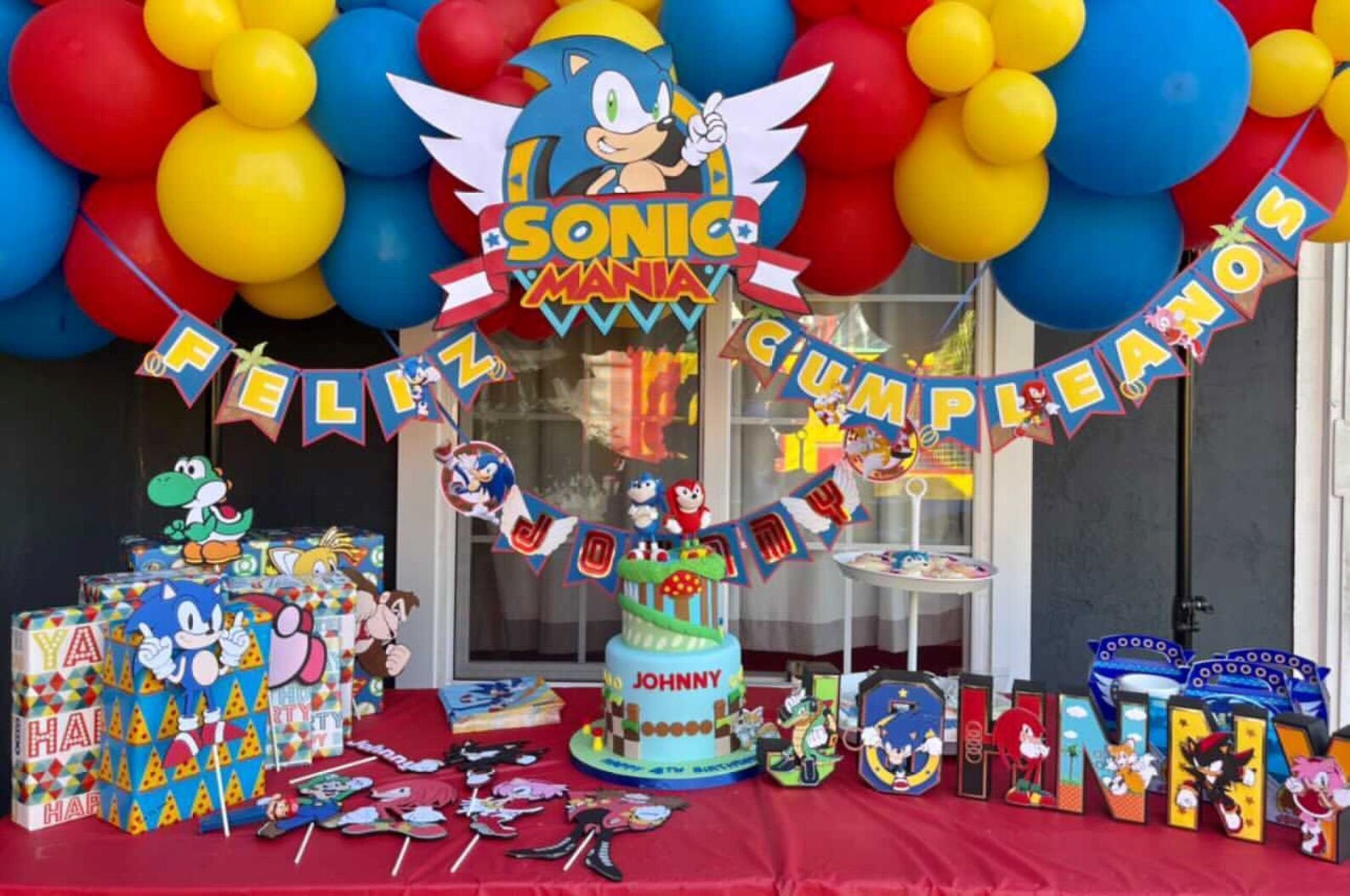 Sonic birthday decorations Sonic Mania Sonic birthday party | Etsy