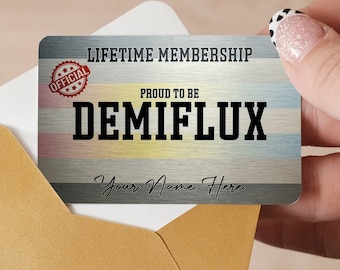Demiflux Card - Etsy