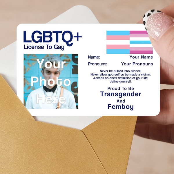 Gay Identity Card - Etsy UK