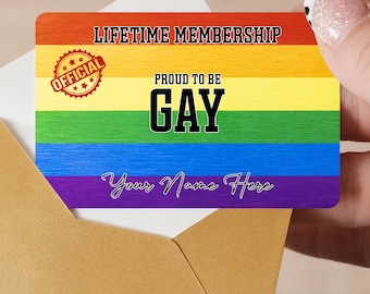 Pride Membership Card - Etsy