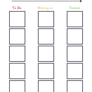 Visual Daily Responsibility Chart Chore Chart Kids To-do - Etsy