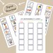 Visual Daily Responsibility Chart, Chore Chart, Kids To-do List, Daily ...
