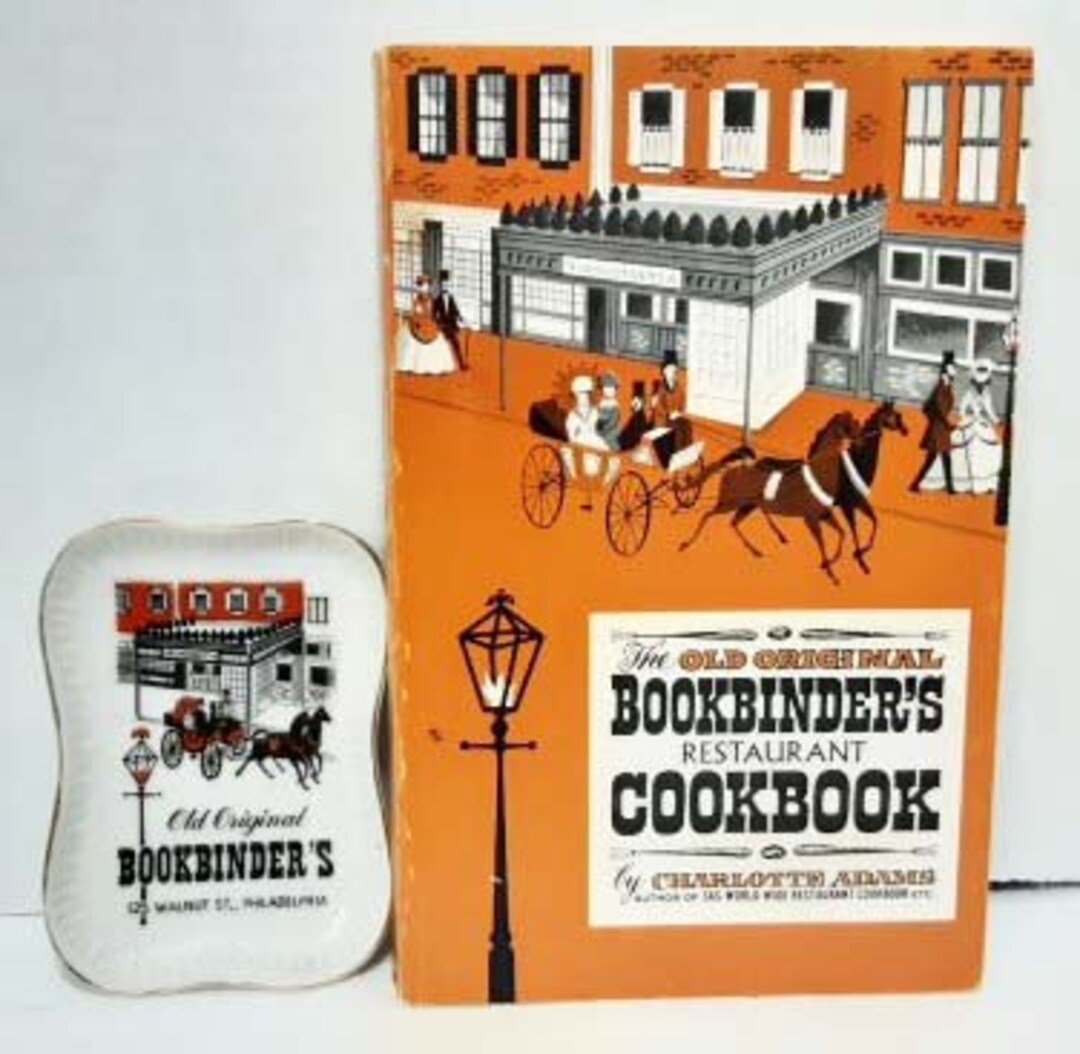 The Original BOOKBINDER'S Restaurant COOKBOOK With Commemorative Dish ...