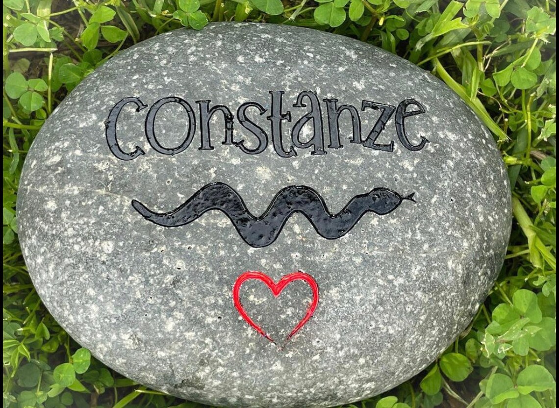 Snake Grave Marker Custom Engraved Pet Memorial Stone Pet - Etsy