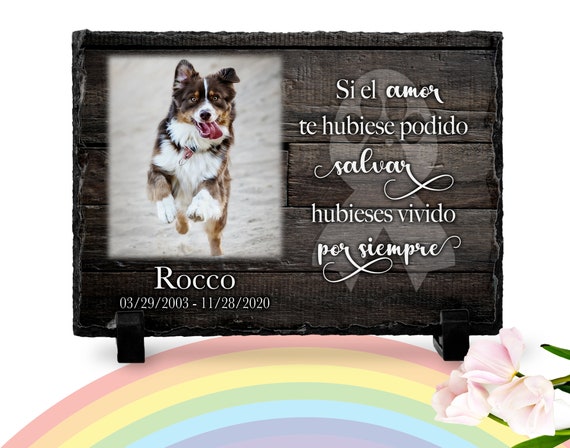 Materials Pet cancer awareness Remembrance gift RIP dog Pet loss Gift ...