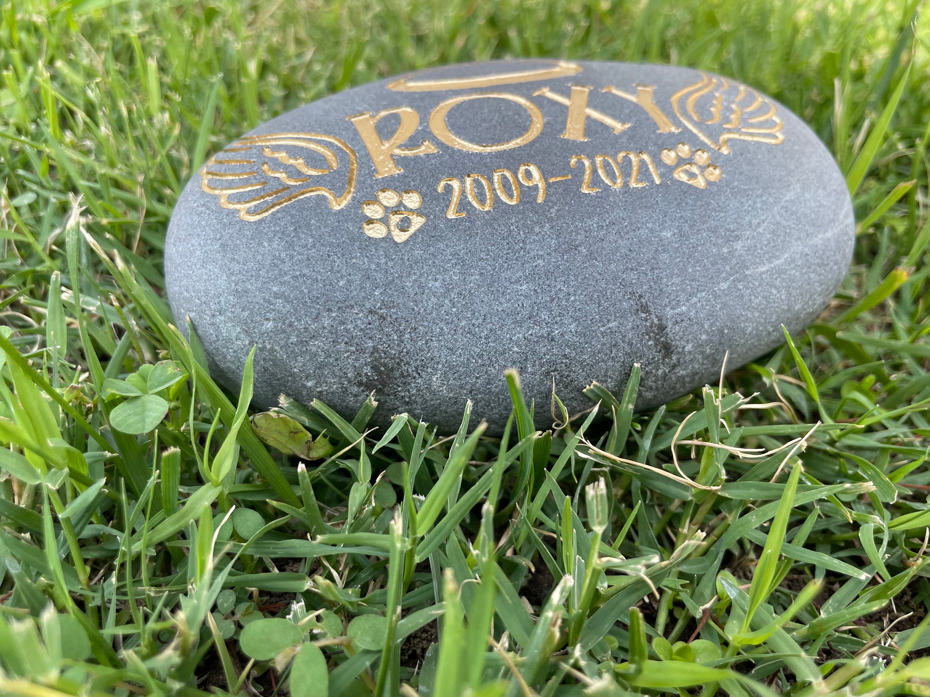 Pet Grave Marker Custom Engraved Pet Memorial Stone Pet - Etsy