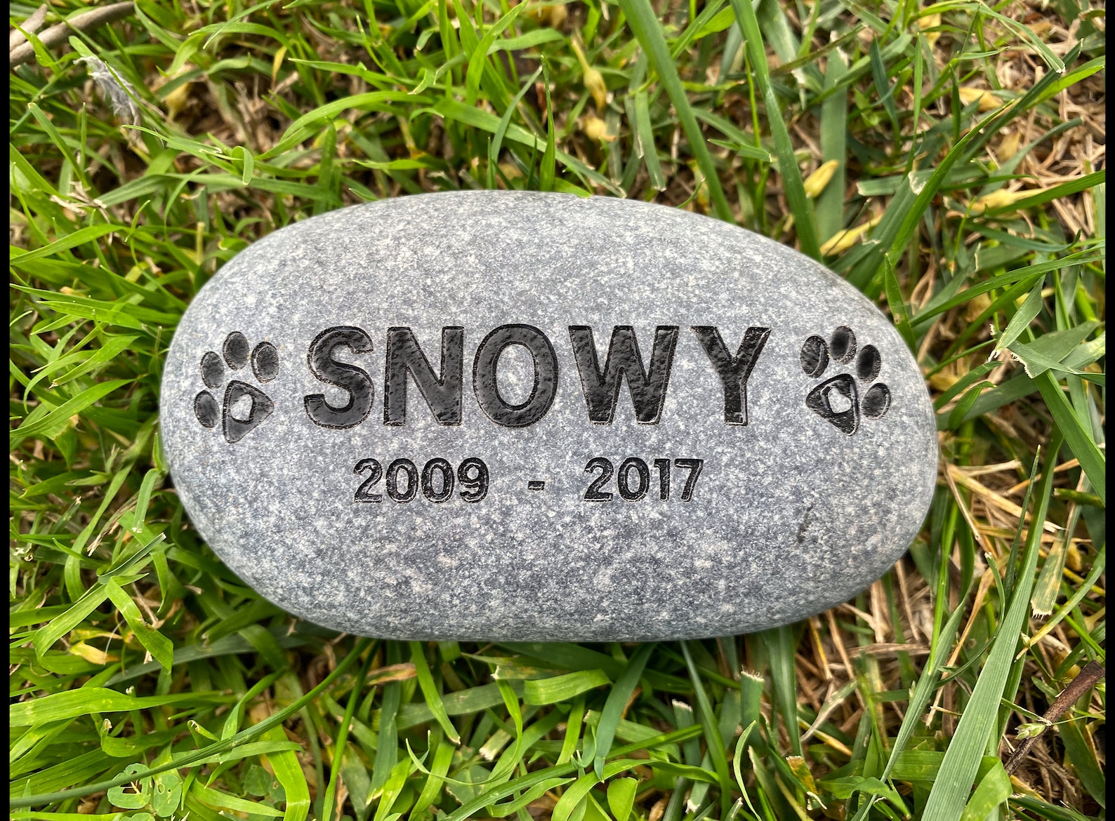 Pet Grave Marker | Custom Engraved Pet Memorial Stone | Pet Loss Gift ...