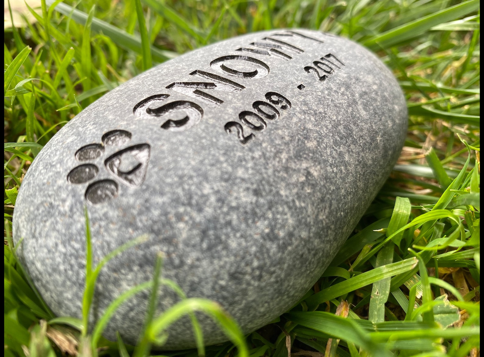Pet Grave Marker | Custom Engraved Pet Memorial Stone | Pet Loss Gift ...