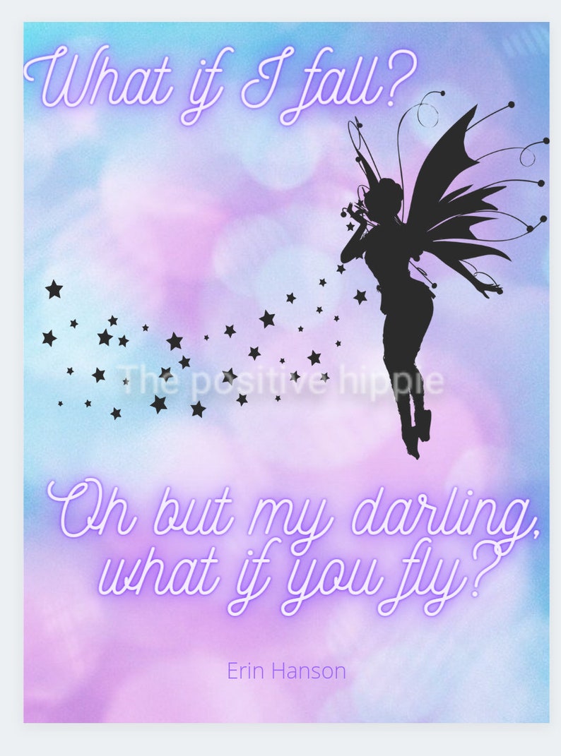 What If You Fly Printable Poster Download - Etsy