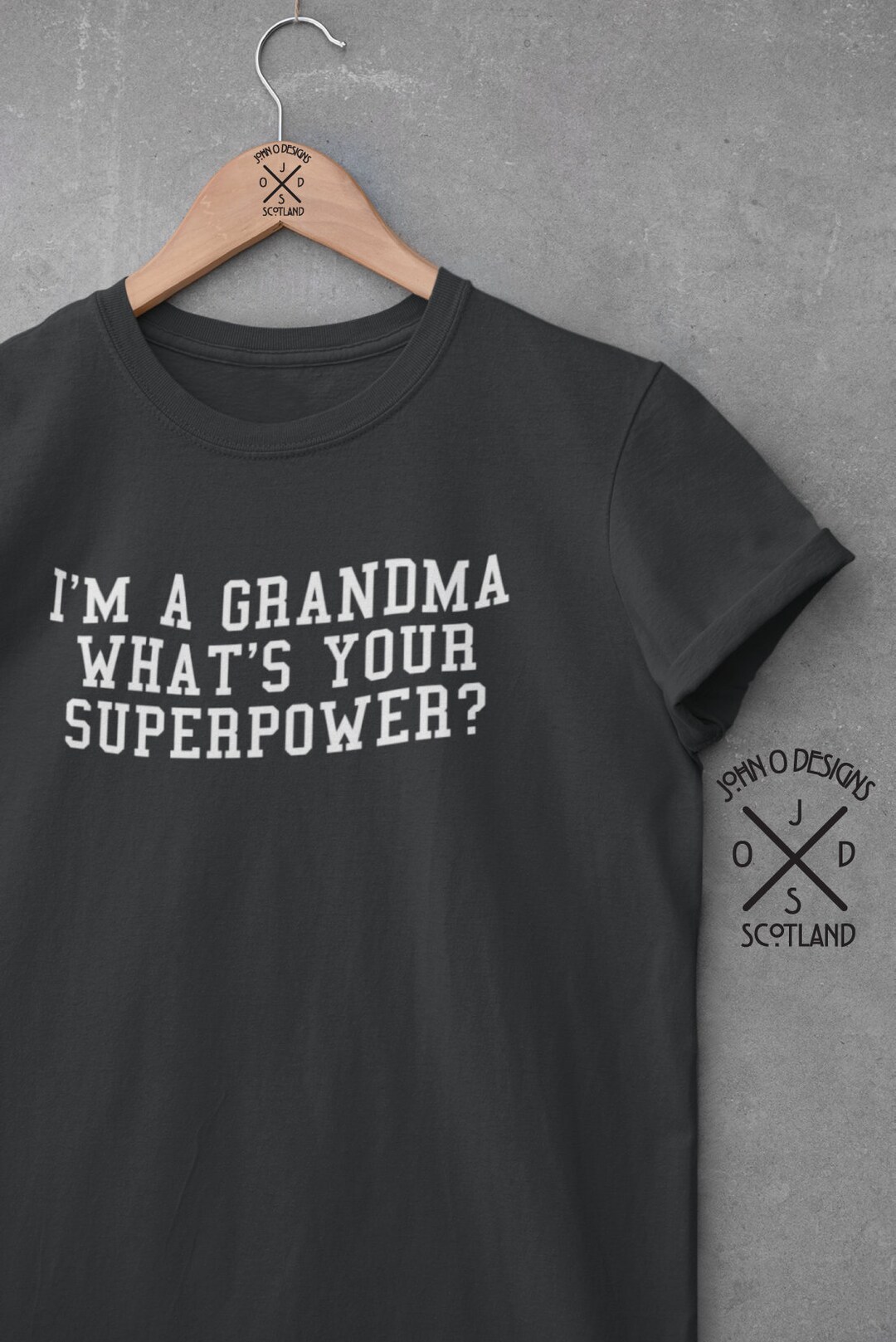 Grandma Superpower T-shirt: Gift for Grandmother - Etsy