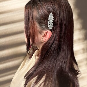 Grecian Hair Comb, Greek Hair Clip, Elegant Leaf Hair Comb, Bridal Hair ...