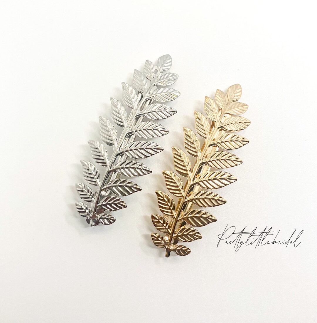 Grecian Hair Comb, Greek Hair Clip, Elegant Leaf Hair Comb, Bridal Hair ...