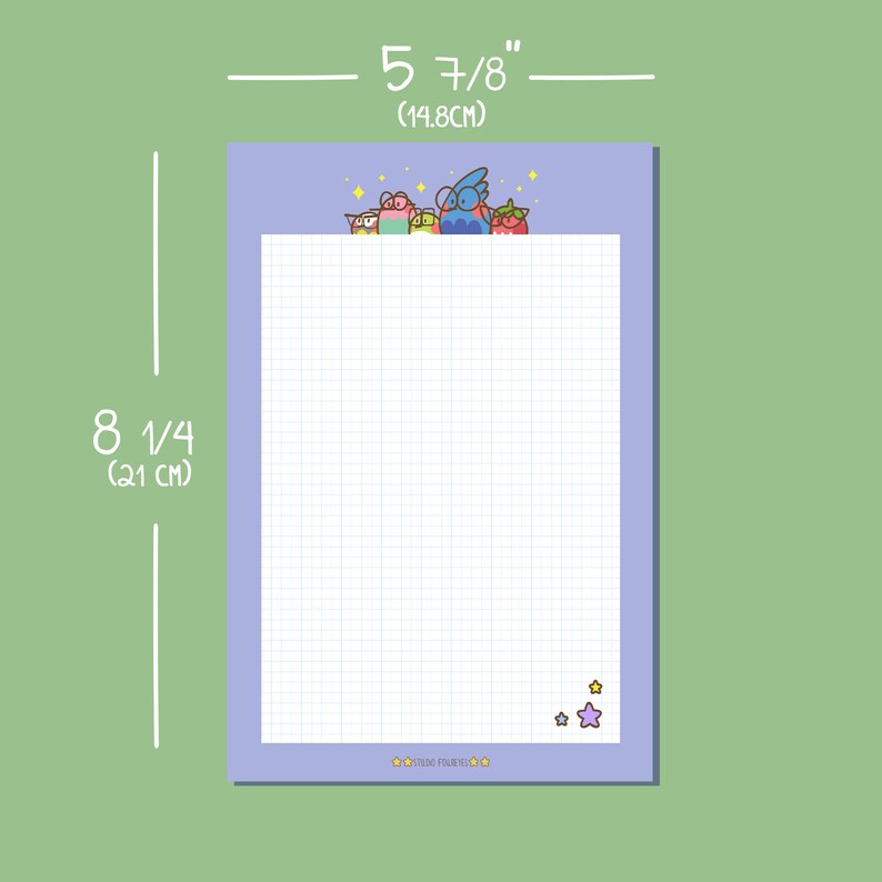 A5 Note • Cute Printable Stationary • Memo Paper • Planner Stationary ...