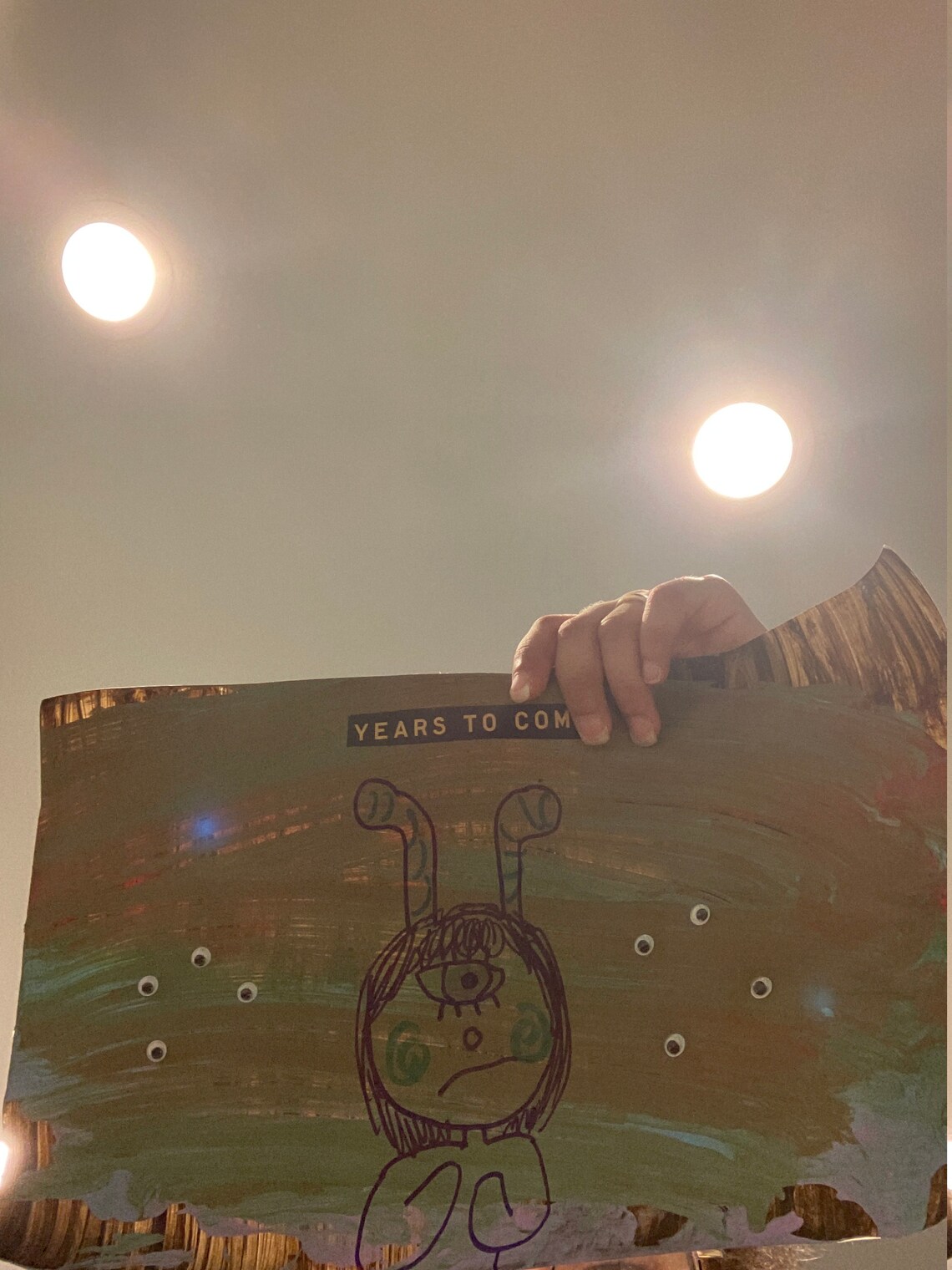 Weirdcore Alien Painting | Etsy