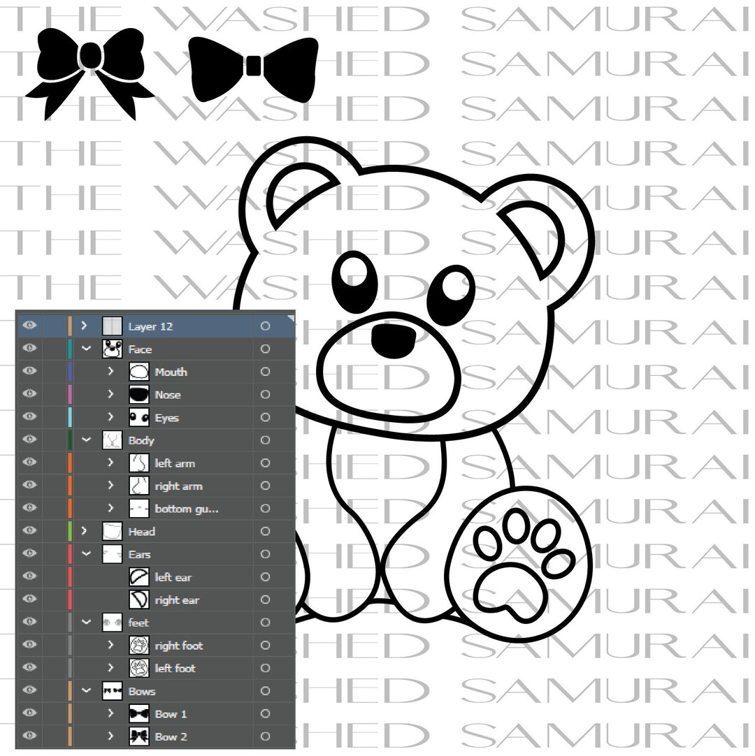 Baby Bear Perfect for Baby Shower or Newborn Crafts BUNDLE svg Png Ai ...