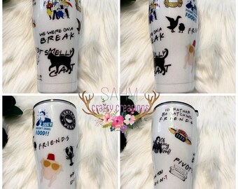 Drink & Barware Yellow 20oz Skinny or 22oz Fatty Sublimated Tumbler Rip ...