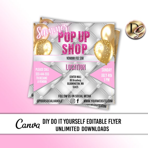 EDITABLE Pop Shop Flyer Sip and Shop Flyer Boutique Flyer - Etsy EDITABLE Pop Shop Flyer Sip and Shop Flyer Boutique Flyer - Etsy