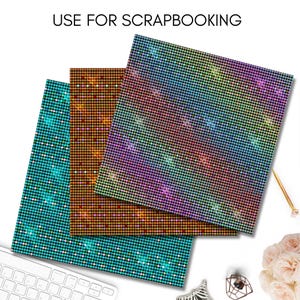 DIAMOND DIGITAL PAPER, Diamond Clipart, Glam Textures, Glitter Textures ...
