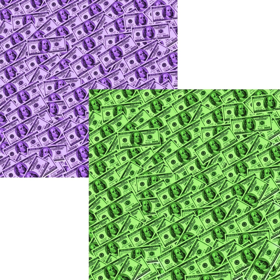 MONEY DIGITAL Paper Dollar Bills Money Background Dollars | Etsy