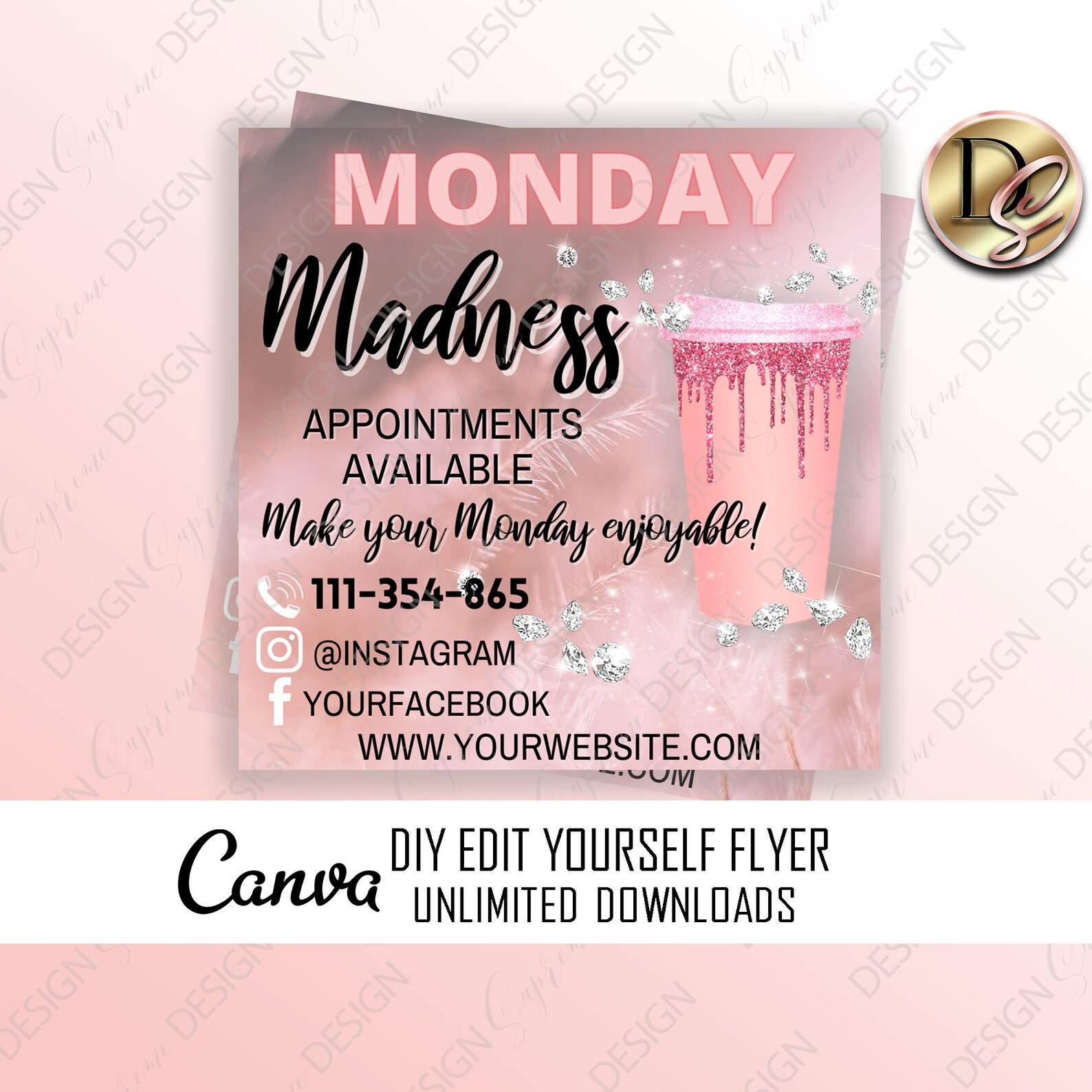 Appointments Available Flyer DIY Book Now Social Media Flyer | Etsy