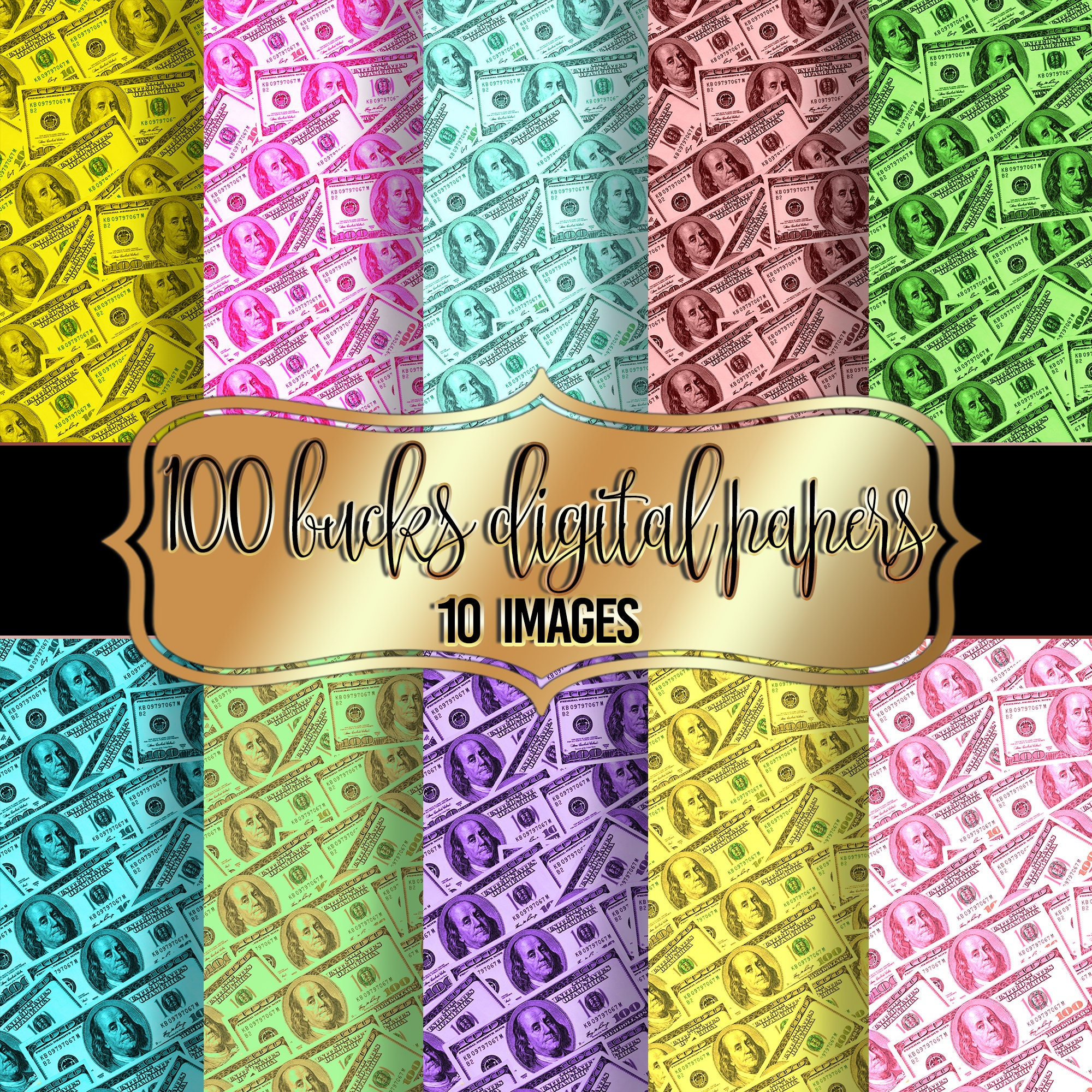 MONEY DIGITAL Paper Dollar Bills Money Background Dollars - Etsy