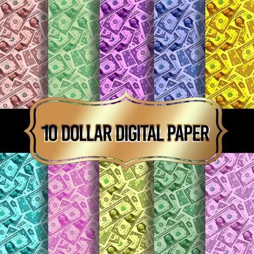 MONEY DIGITAL Paper Dollar Bills Money Background Dollars - Etsy