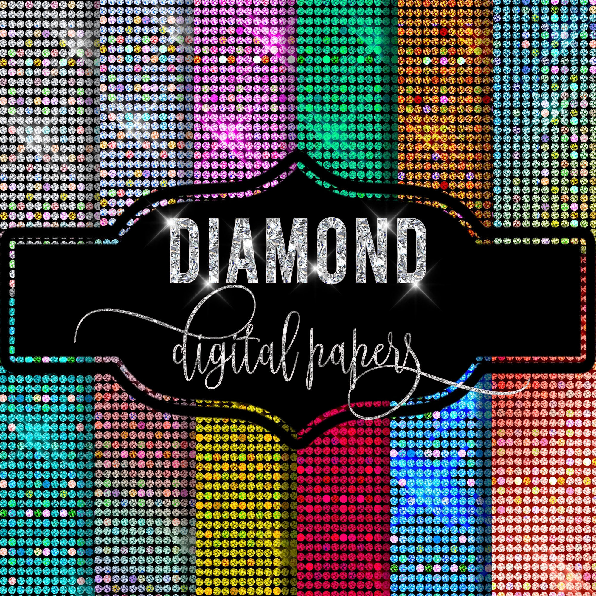 Art & Collectibles sparkle graphics and textures diamond clipart ...