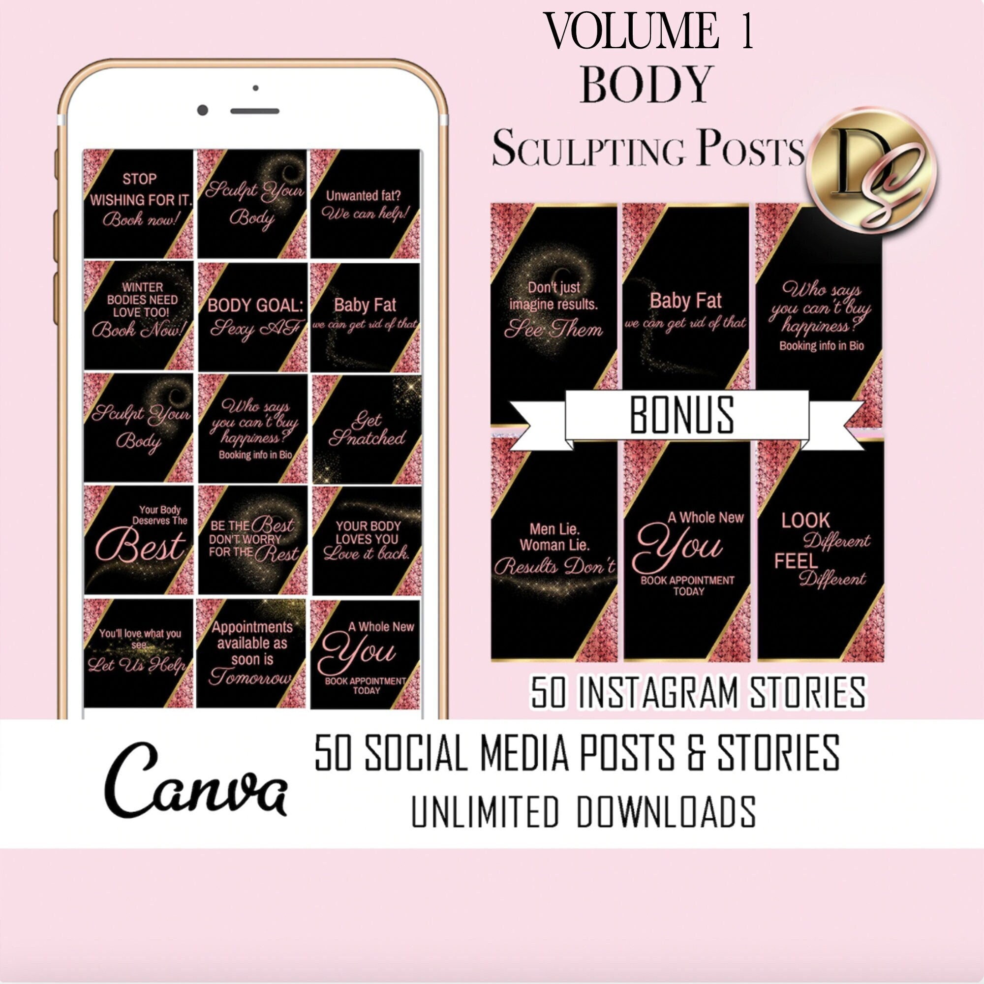 Body Sculpting Posts Body Contouring Business Quotes Body | Etsy