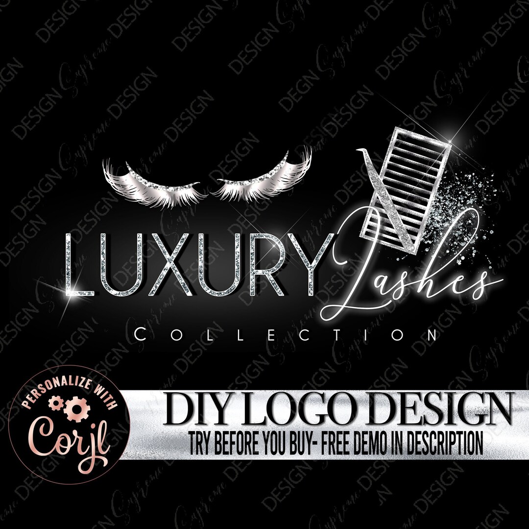 Lash Logo Design, Eyelash Logo, Lash Technician Logo, Lash Artist Logo ...