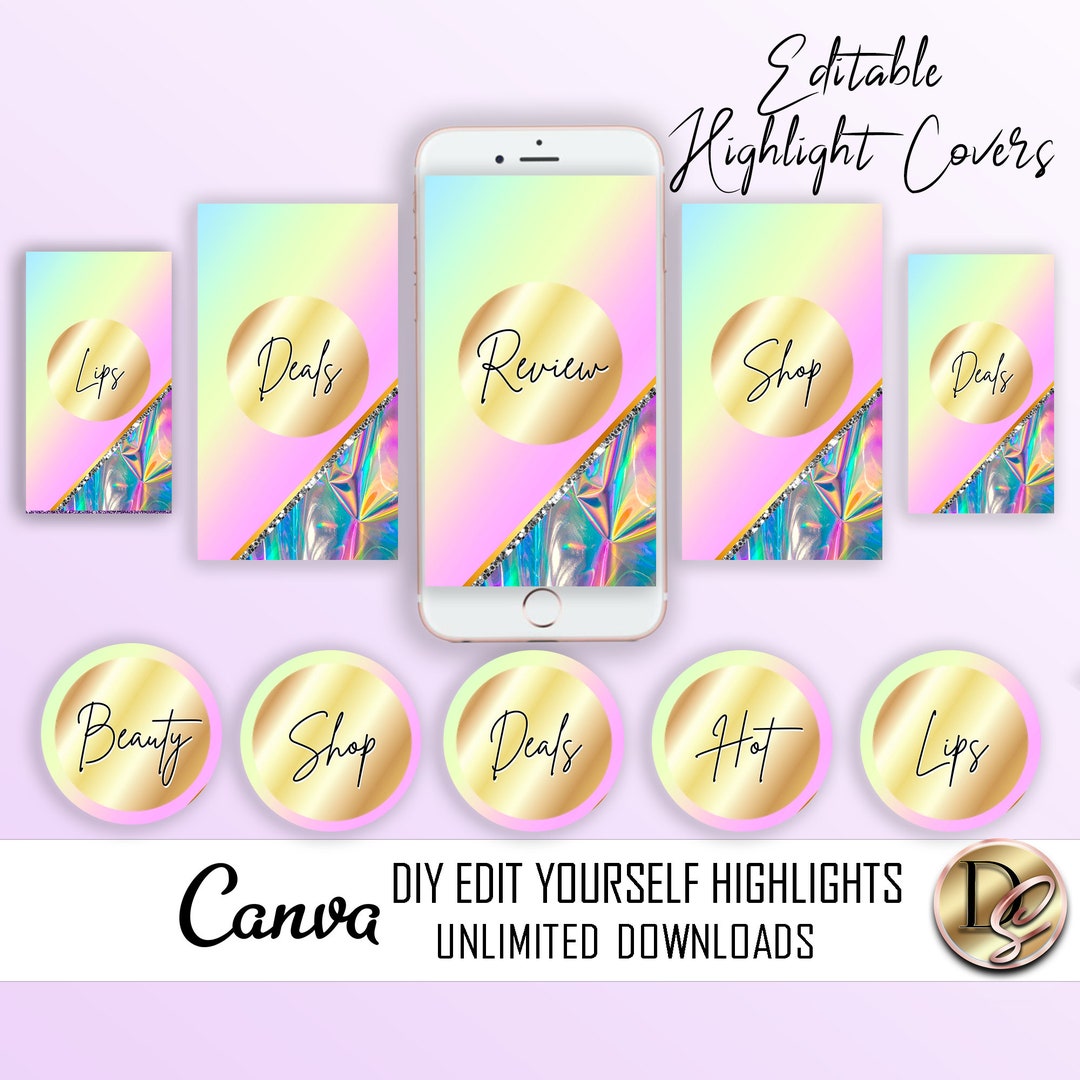 Instagram Story Highlights Covers, DIY Instagram Highlight Icon Covers ...